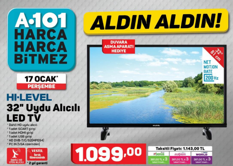 A101’e Bu Hafta Gelen Teknolojik Ürünler!