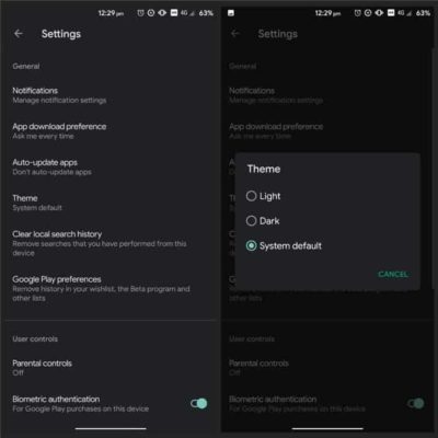 Google Play Store'a Sonunda Karanlık Mod Geldi! - TeknoDiot.com