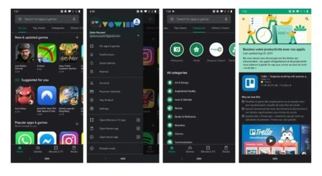 Google Play Store'a Sonunda Karanlık Mod Geldi! - TeknoDiot.com