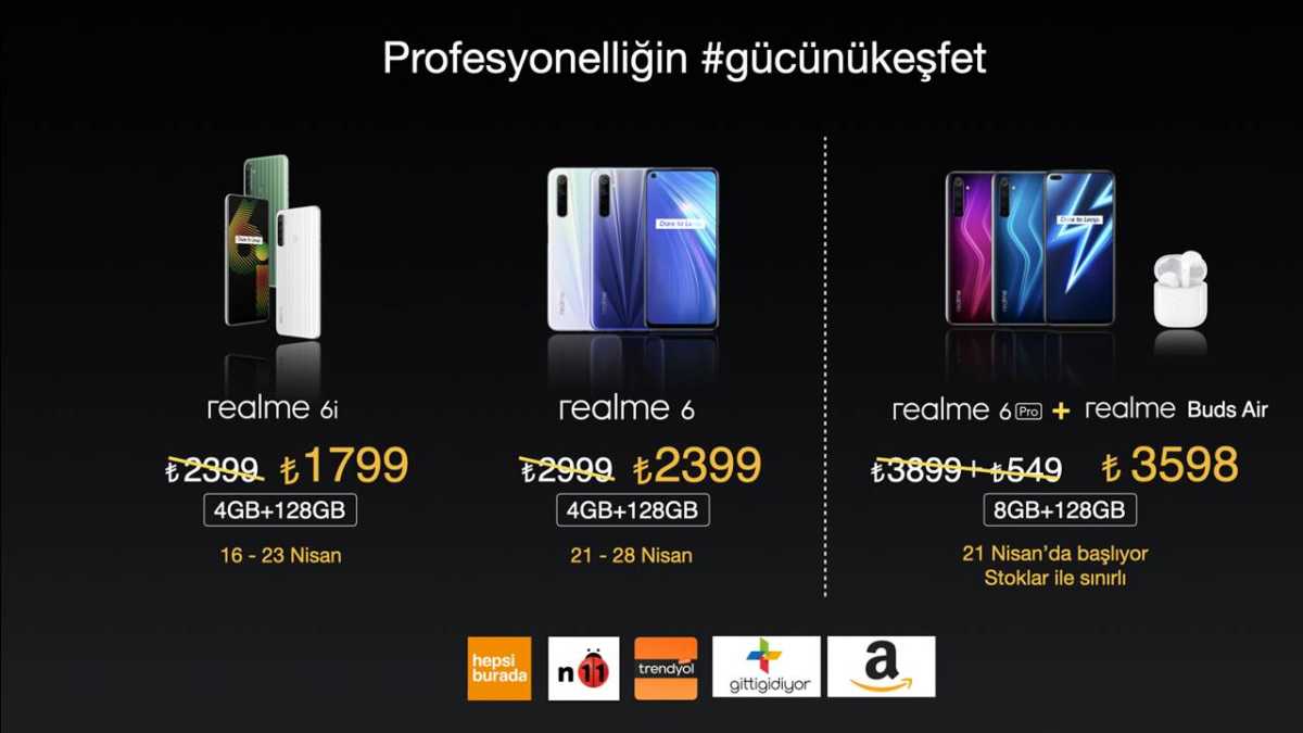 Realme 6, 6i ve 6 Pro Türkiye Fiyatı Belli Oldu! - TeknoDiot.com