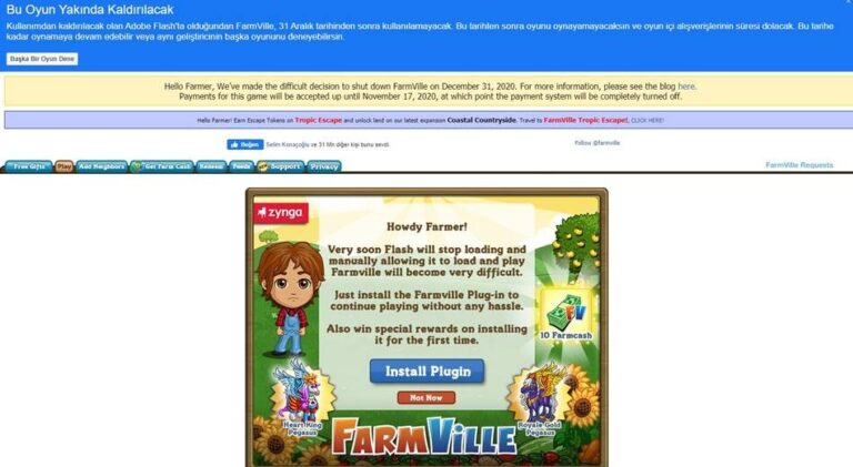 FarmVille, Facebook'tan Kaldırılıyor! - TeknoDiot.com