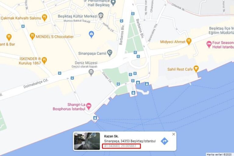 Google Haritalar Enlem ve Boylam Koordinatlarını Bulma - TeknoDiot.com
