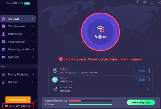 Hızlı ve Güvenilir VPN İsteyenlerin Tercihi: iTop VPN (VIP Lisansı Hediye)